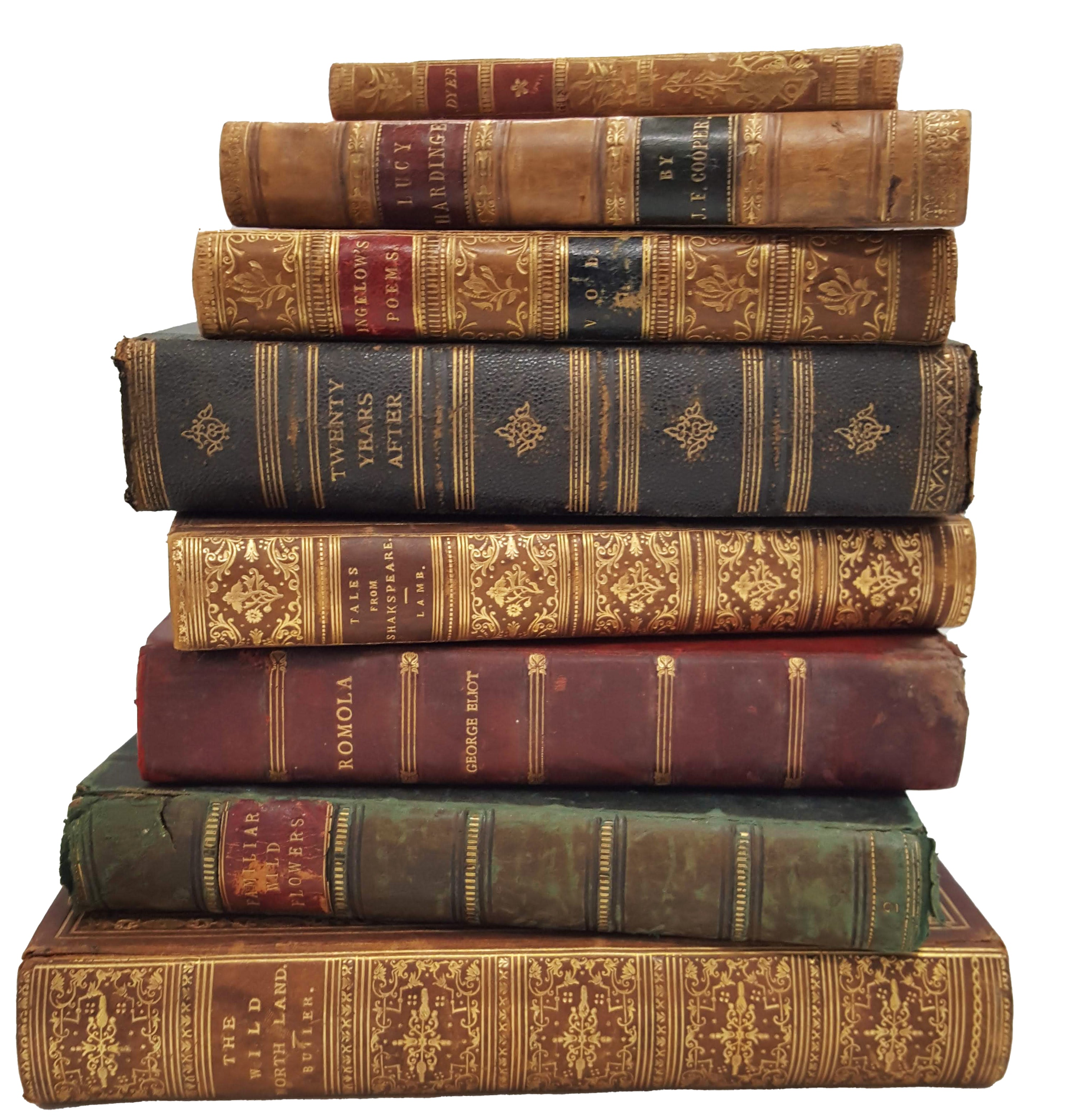 Books by the Foot | Luxury Leather Books | Decorative Library Decor ...