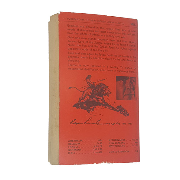 Tarzan the Invincible by Edgar Rice Burroughs - Four Square 1967 ...