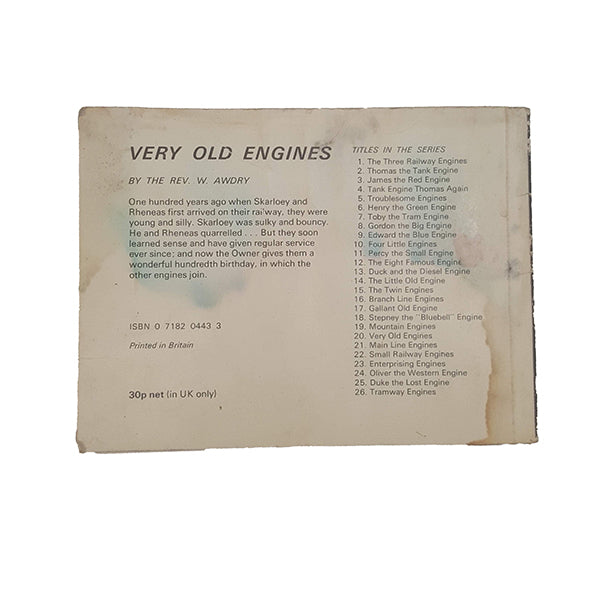 Very Old Engines by The Rev. W. Awdry (Railway Series No. 20) - Kaye a ...