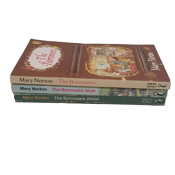 Mary Norton's The Borrowers, Afield, Aloft - 3 Puffin Books, 1972-82 ...