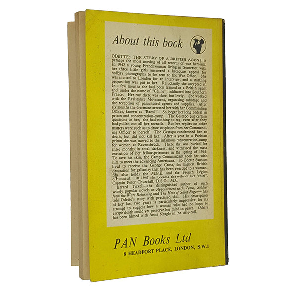 Odette, The Story of a British Agent by Jerrard Tickell - Pan Books 19 ...