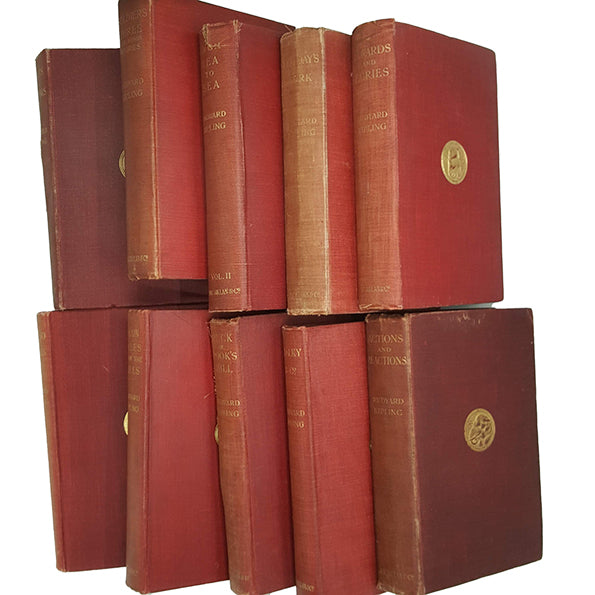 Rudyard Kipling Collected Works - Macmillan, 1900-32 (10 Books ...