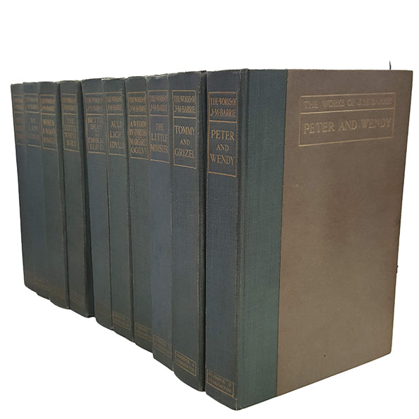 J. M. Barrie Collected Works - 10 Books, 1913 (Includes Peter Pan ...