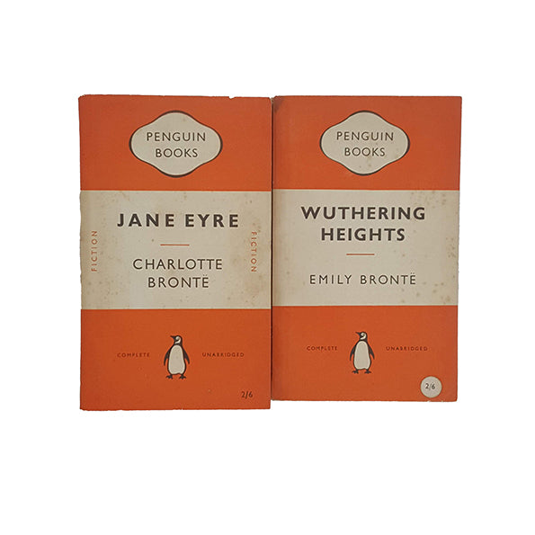 The Bronte Sisters Wuthering Heights & Jane Eyre - Penguin, c.1950s (2 ...