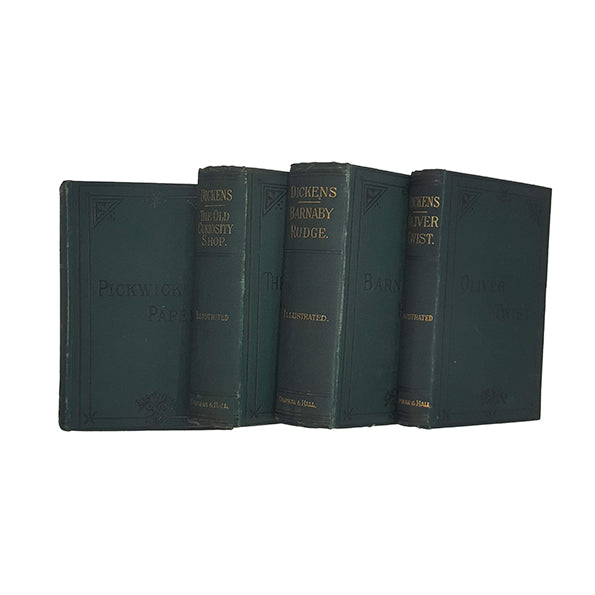 Charles Dickens' Collected Works - Illustrated, Chapman & Hall (4 Book ...