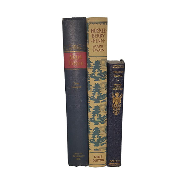 Adventure Collection - Tom Sawyer, Huckleberry Finn, Treasure Island ...