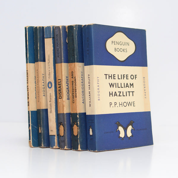 Collection of Dark Blue Vintage Penguins | Country House Library ...