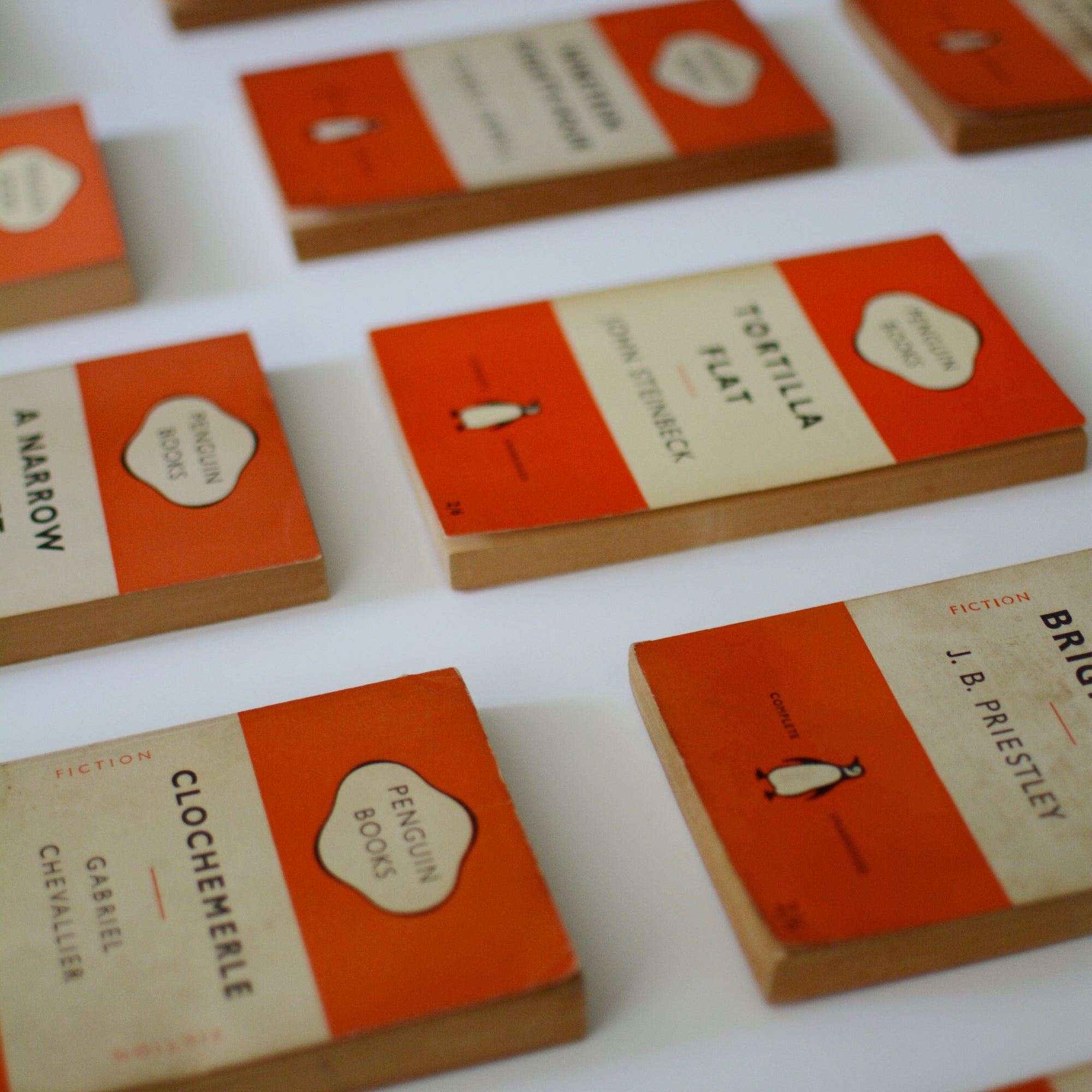 Collection of Orange Vintage Penguins | Country House Library - Country ...