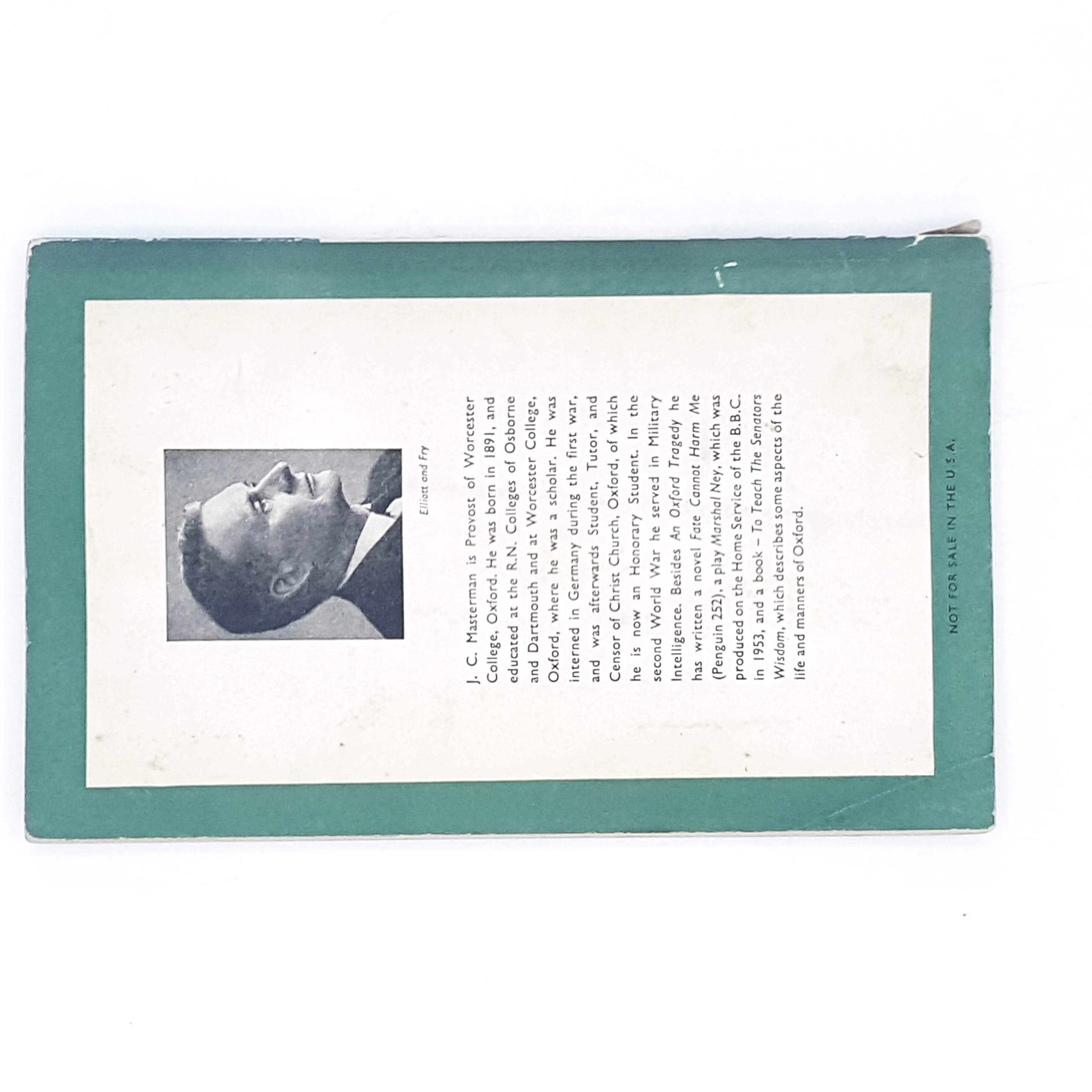 An Oxford Tragedy by J. C. Masterman | Country House Library - Country ...