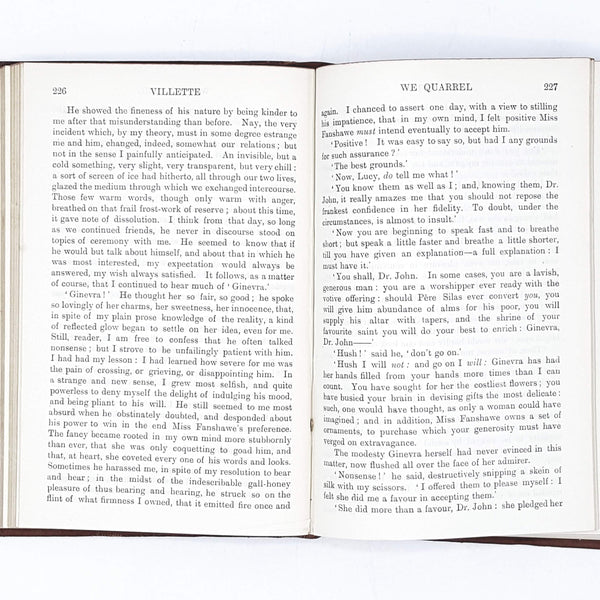 Charlotte Brontë's Villette 1925 | Country House Library - Country ...