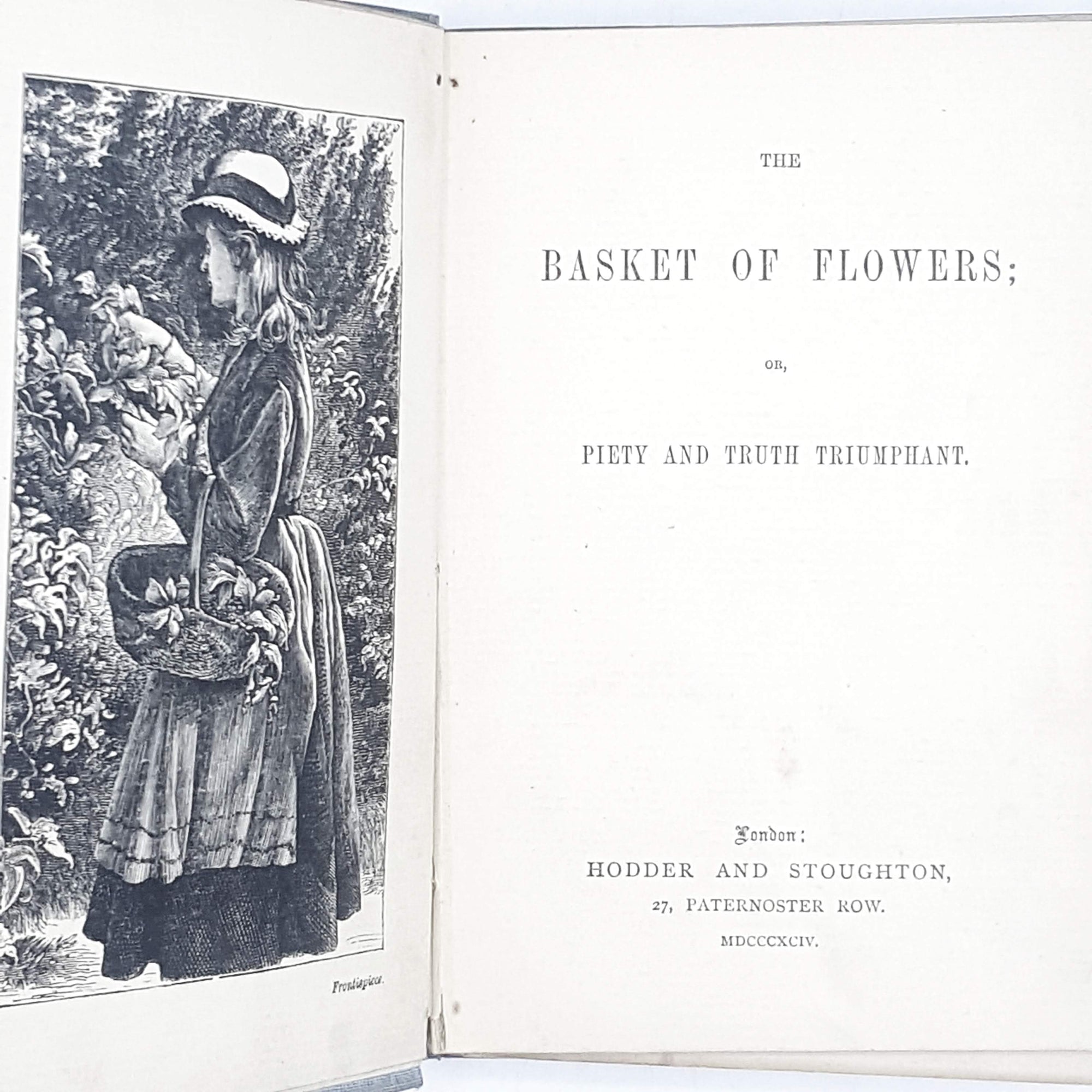 Victorian Grey: The Basket of Flowers 1894 - Country House Library