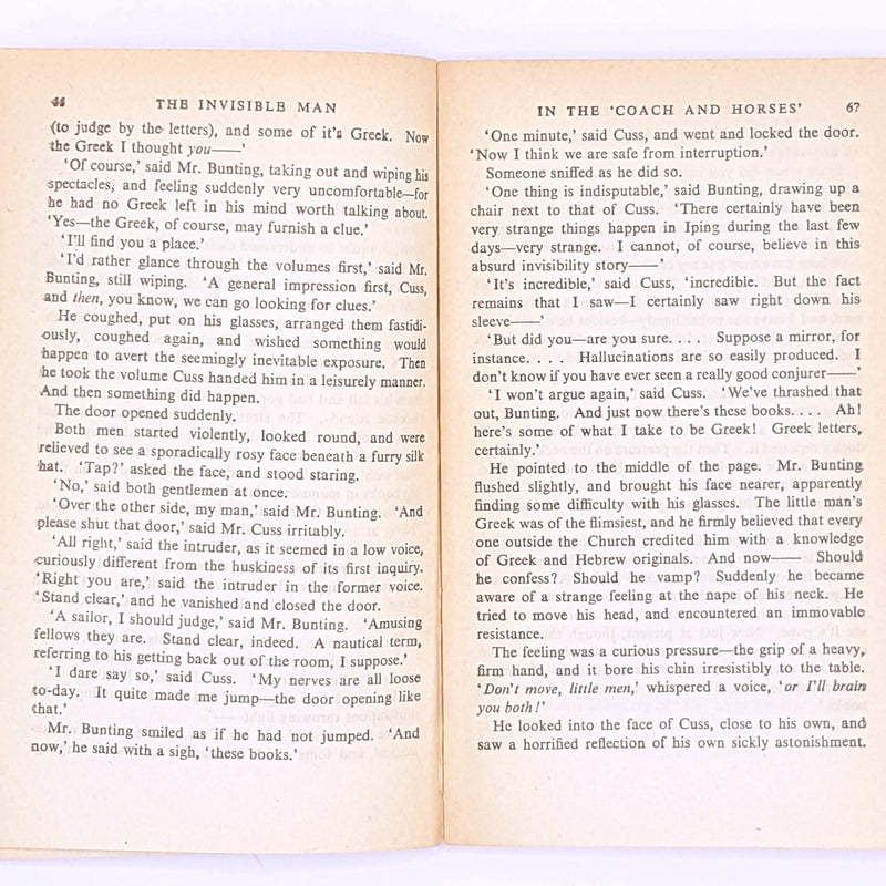 Penguin, H.G. Wells, The Invisible Man, 1946 - Country House Library