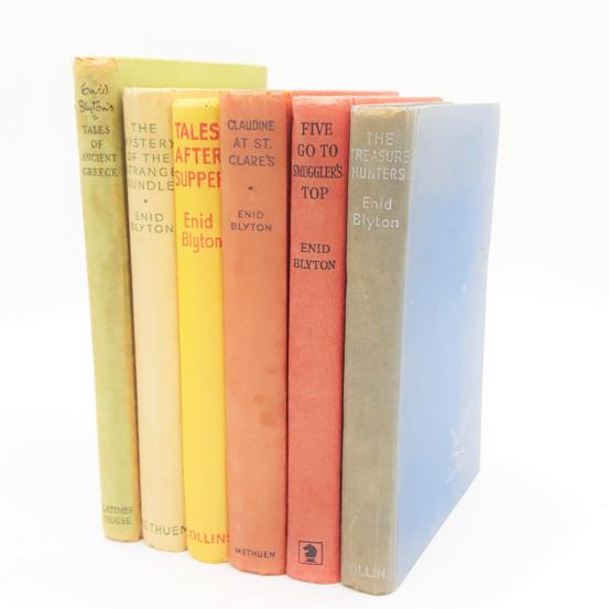 Enid Blyton Rainbow Six Book Collection c.1950 - Country House Library