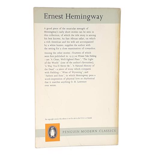 Ernest Hemingway’s The Short Happy Life of Francis Macomber - Country ...