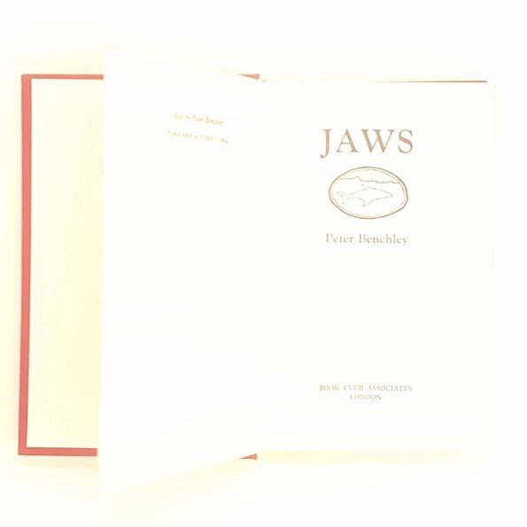 Peter Benchley's JAWS 1974 - First Edition | Country House Library ...