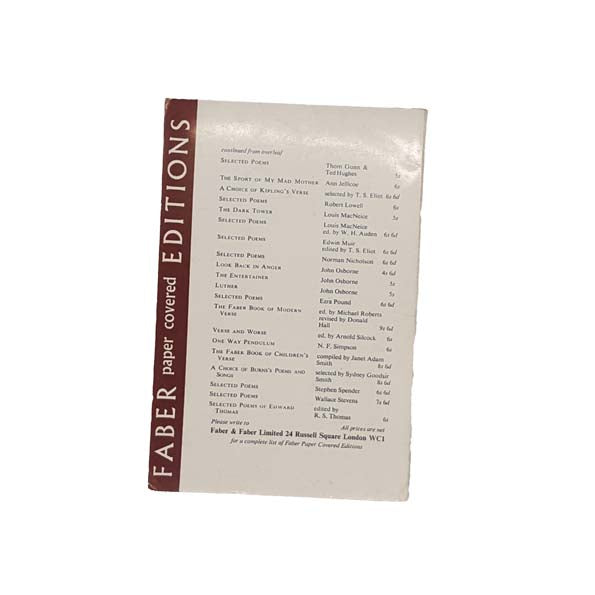 Selected Poems by Norman Nicholson 1966 | Country House Library ...