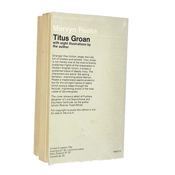 Titus Groan by Mervyn Peake 1972 - Penguin | Country House Library ...