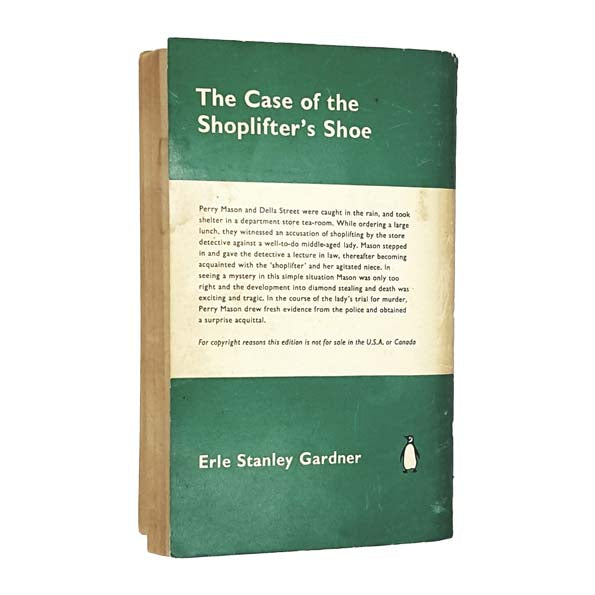 The Case of the Shoplifter's Shoe by E Gardner | Country House Library ...