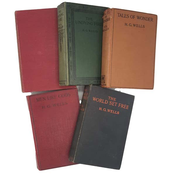 H. G. Wells' Novels - 10 First Editions - Country House Library