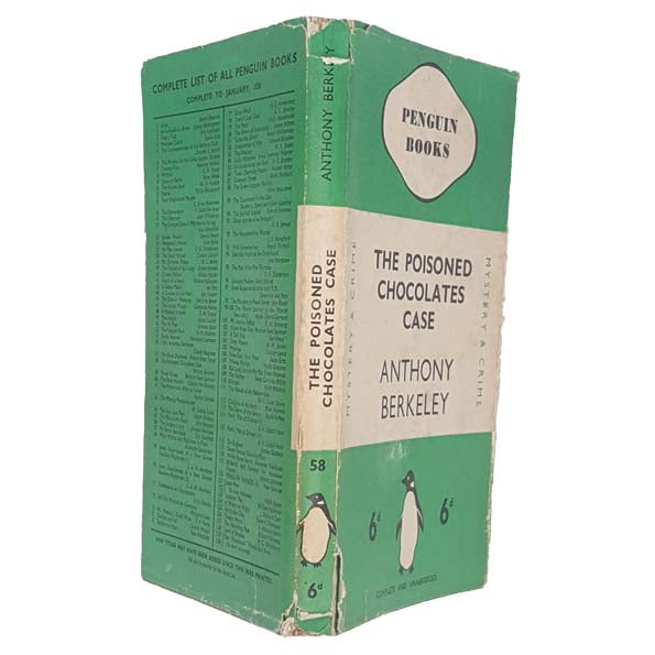 The Poisoned Chocolates Case by Anthony Berkeley - Penguin, 1937 ...