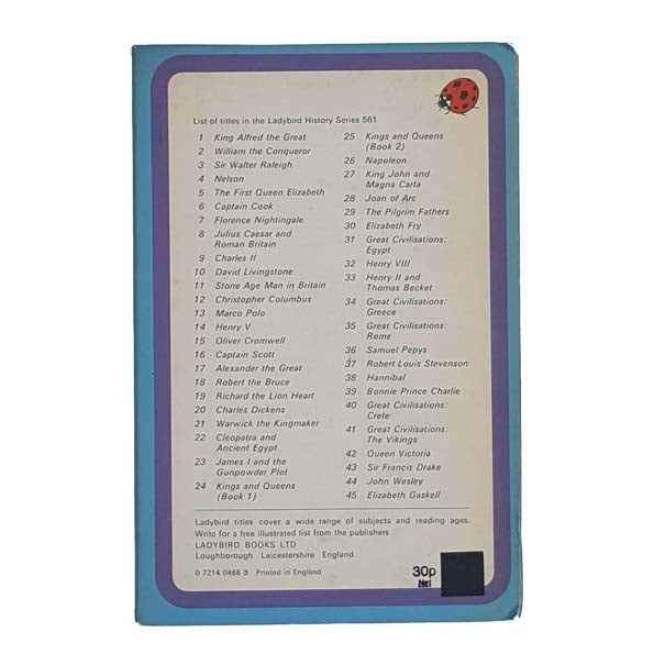 Ladybird 561 Blue Border Cover: Captain Cook - Country House Library