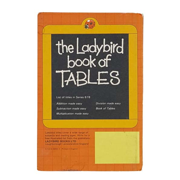 Ladybird 678 Basic Arithmetic: The Ladybird Book of Tables - Country ...