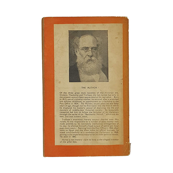 Anthony Trollope's The Warden - Penguin 1945 - Country House Library