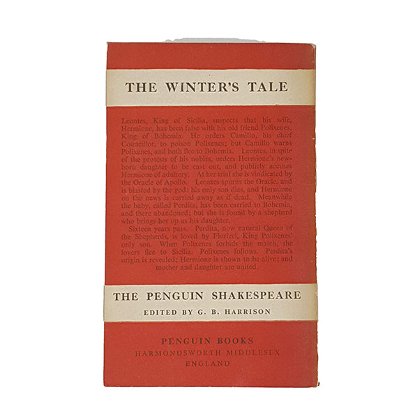 The Penguin Shakespeare: The Winter's Tale 1947 - Country House Library