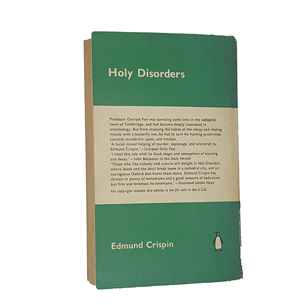 Holy Disorders by Edmund Crispin - Penguin 1960 - Country House Library