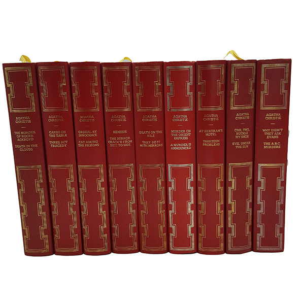 Agatha Christie Collected Works c.1970 (9 Red Books) - Country House ...