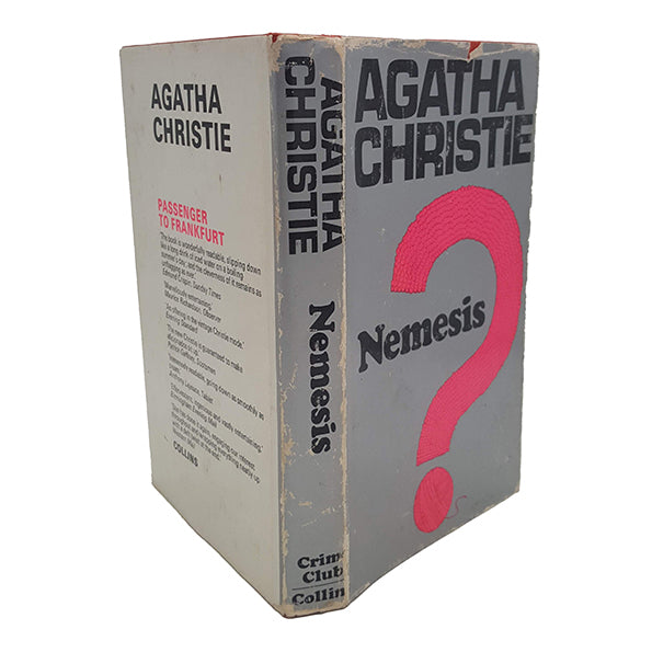 Agatha Christie's Nemesis - 1st Edition Collins Crime Club, 1971 ...