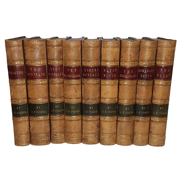 J. F. Cooper Collected Works - Richard Bentley, 1850s (18 Books ...