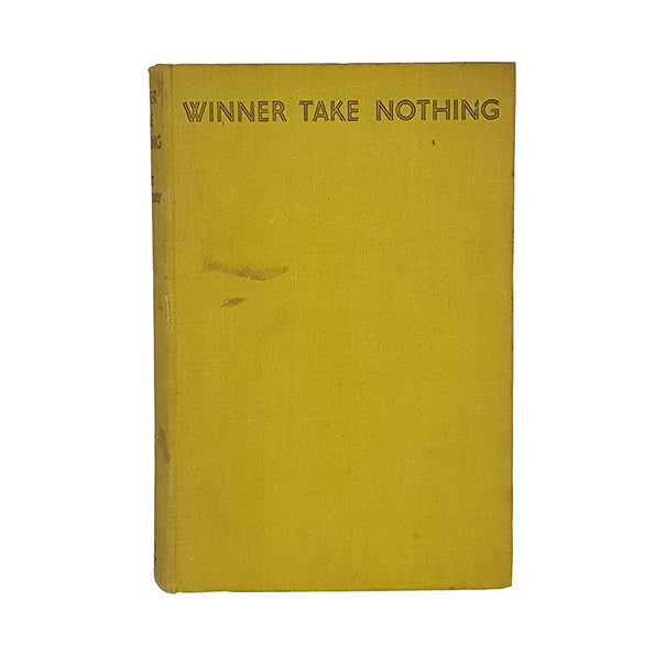 Ernest Hemingway's Winner Take Nothing - Cape 1934 - Country House Library