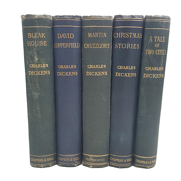 Charles Dickens' Collected Works - Chapman and Hall, c.1900 (5 Books ...